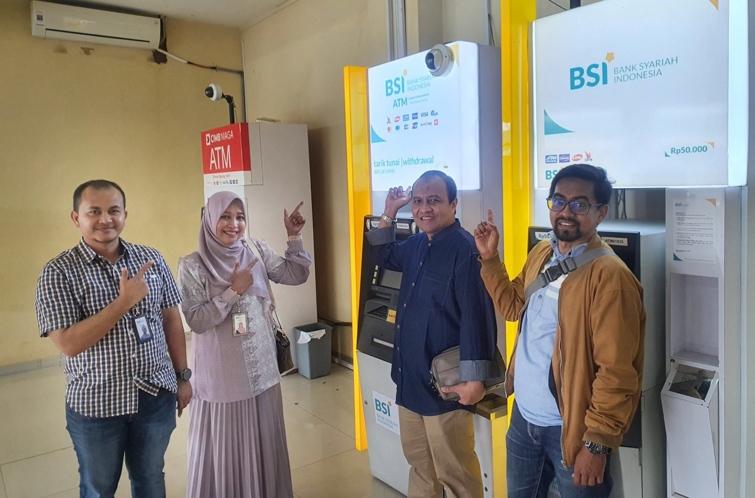 Tingkatkan Kualitas Layanan, BSI Upgrade ATM di Aceh | Nusa One